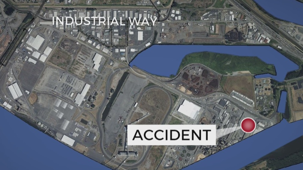 Contractor hurt after fall into pit at Longview paper mill