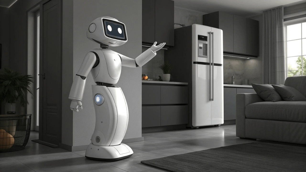 CES robots fold laundry, snap photos, and chase the “zero labor” home