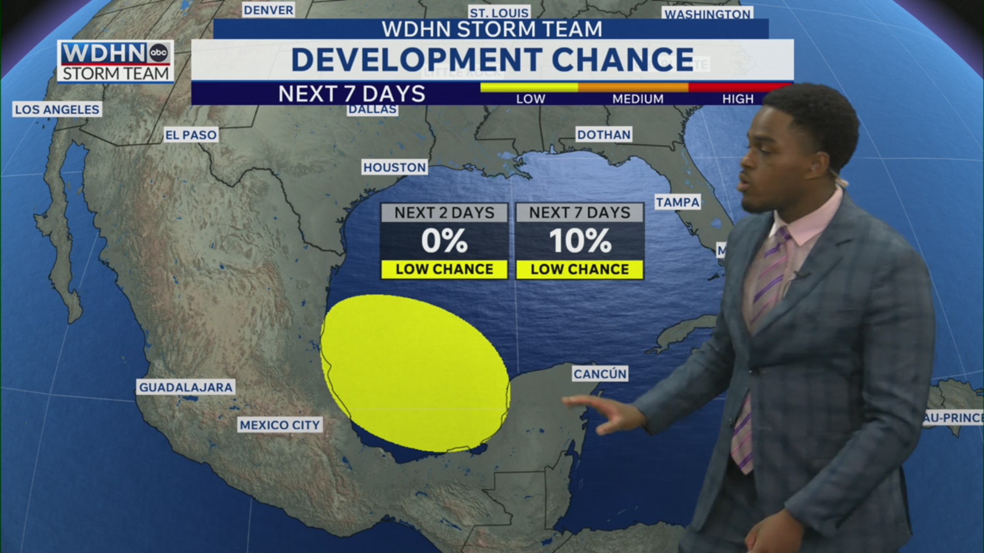 Remaining hot, but tropical moisture could cool us down in the long run