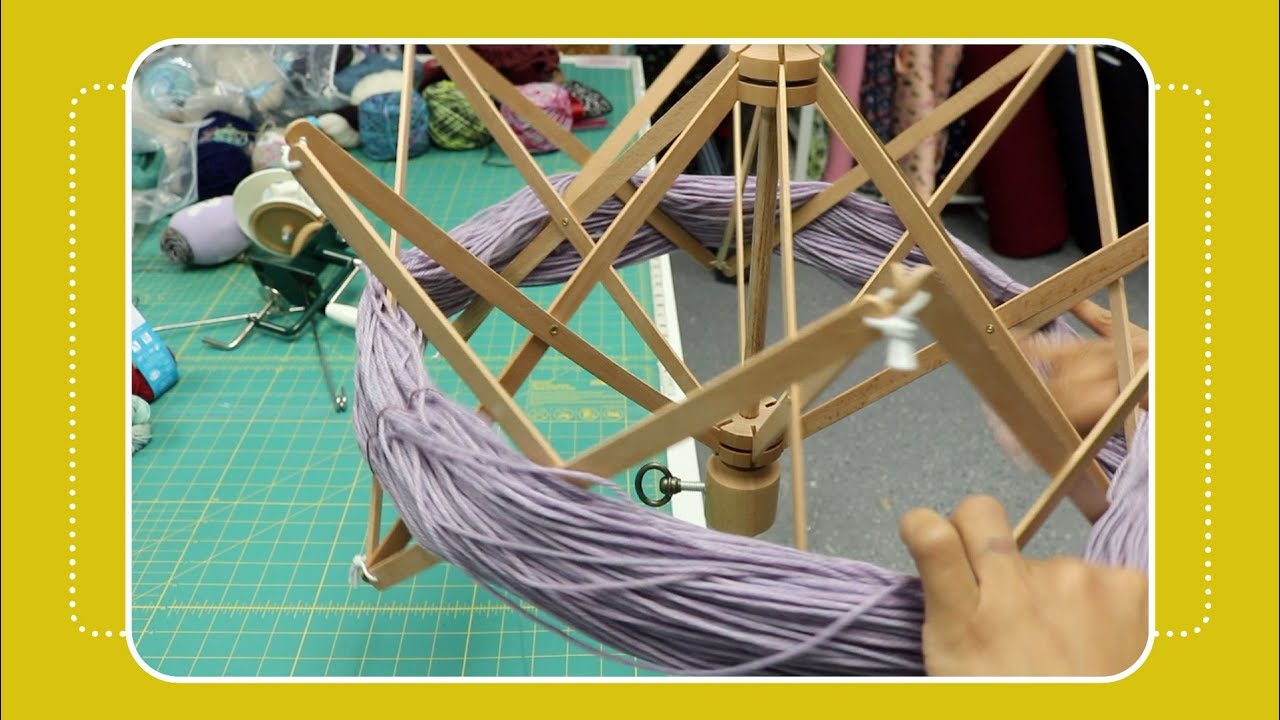Knitting for beginners - video 1: Intro & how to wind yarn