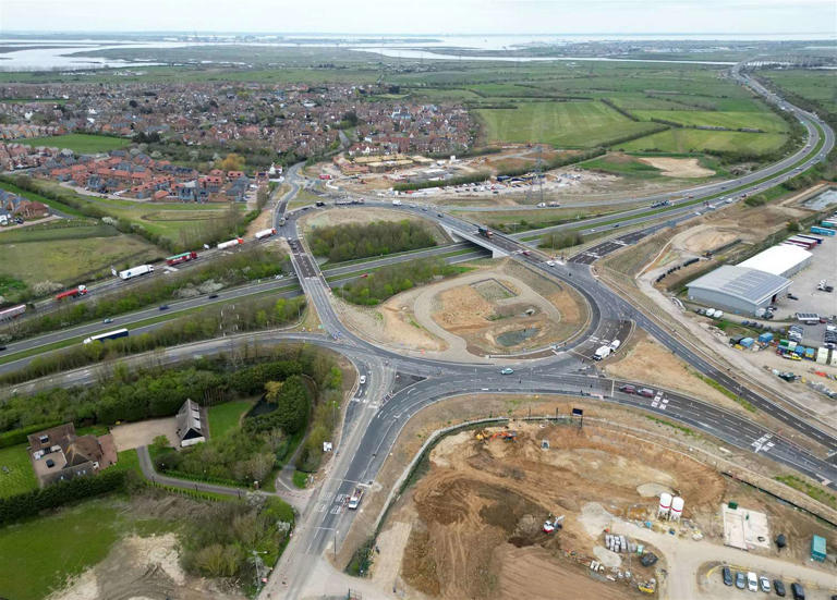 Grovehurst roundabout works, off A249 near Sittingbourne, set to finish ...