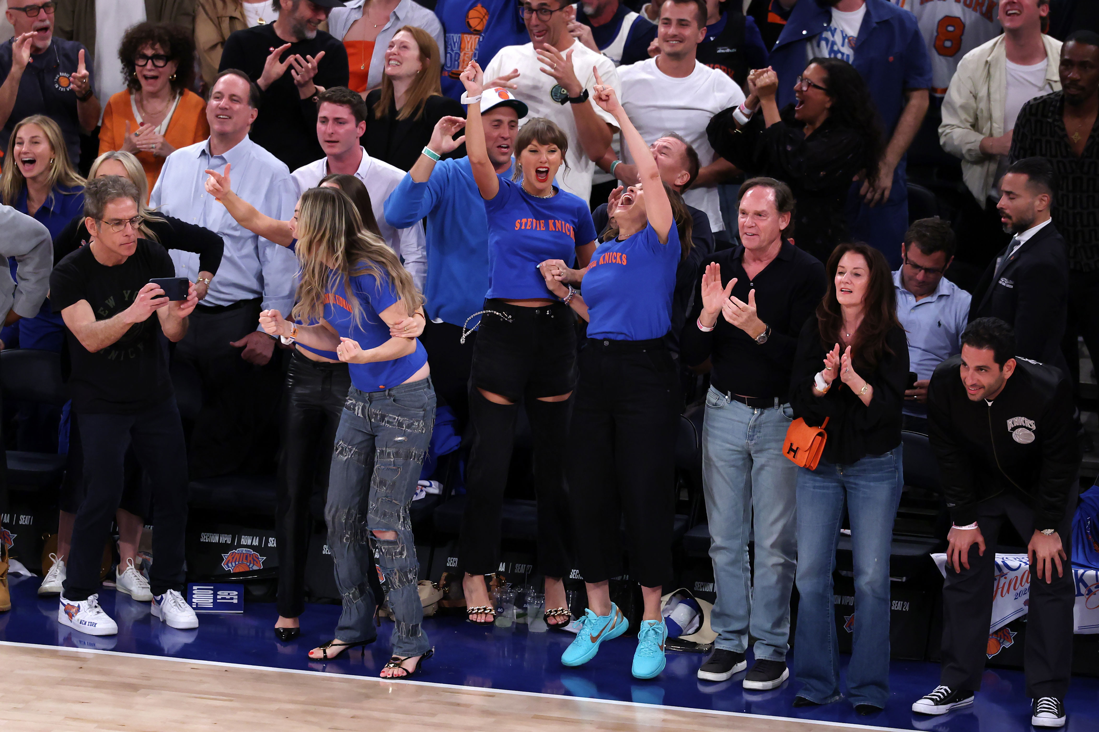 NBA Finals: Taylor Swift, Timothée Chalamet and other Knicks fans erupt ...