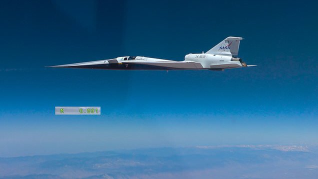 NASA's quiet supersonic test jet breaks sound barrier for first time