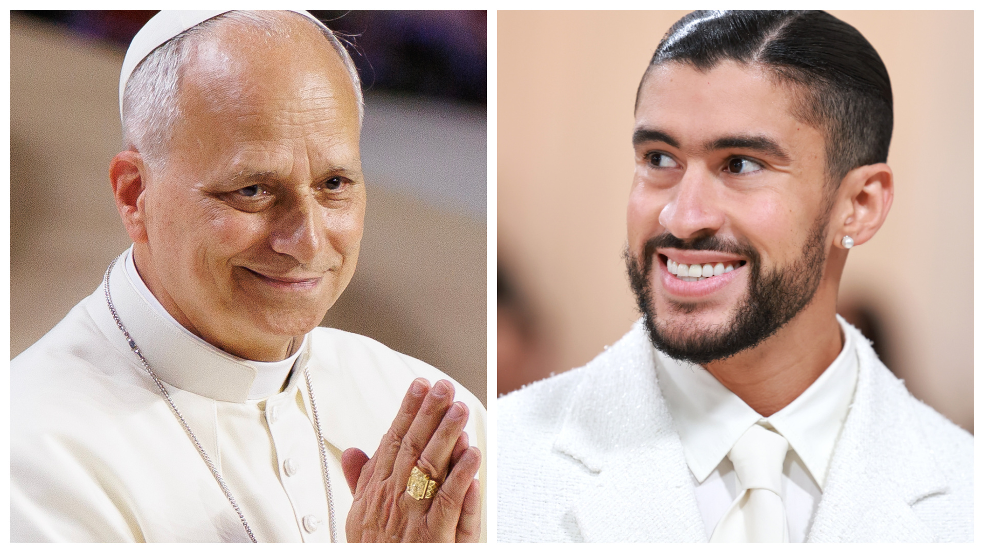 Cuando el papa León XIV se encontró a Bad Bunny