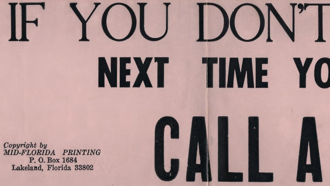 8 retro bumper stickers from the 1950s to 1970s