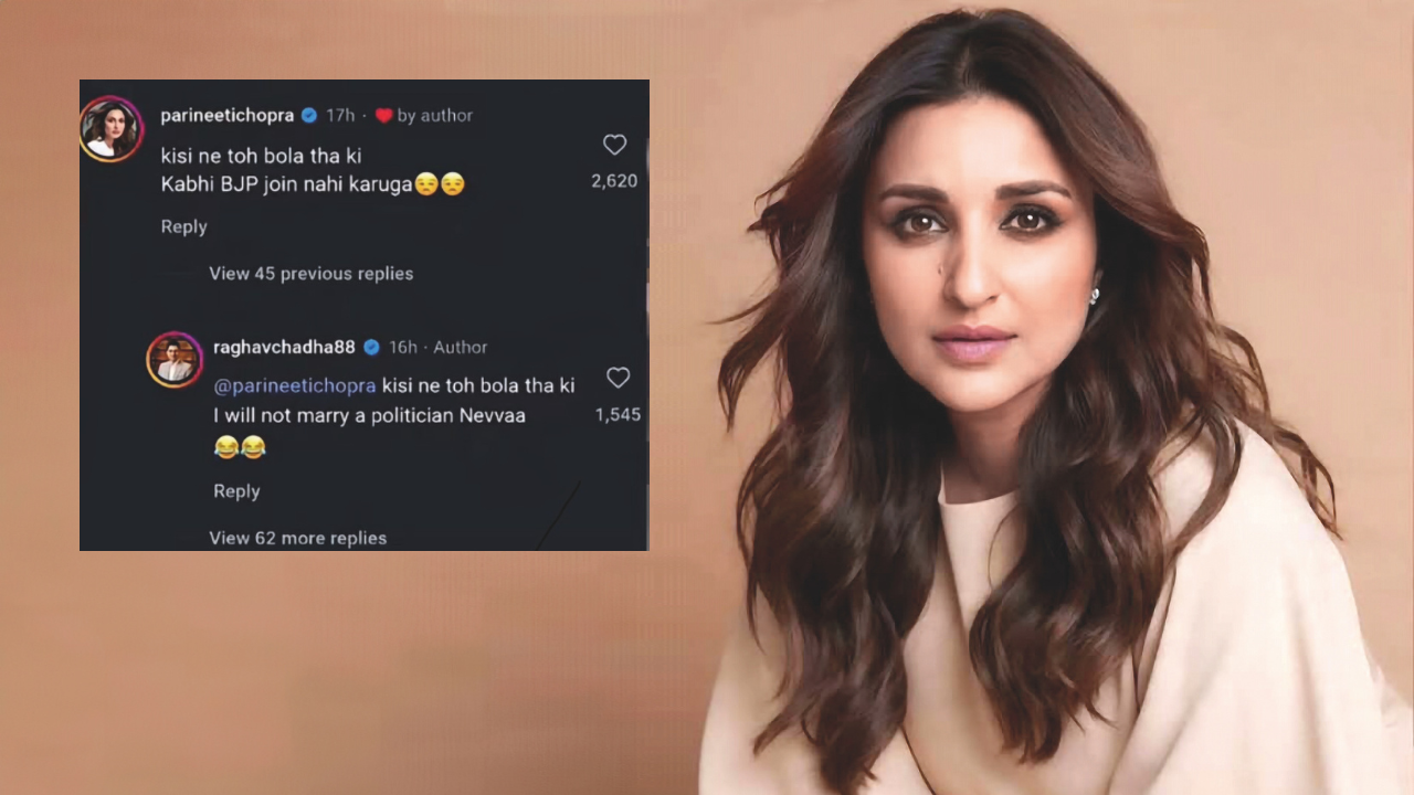 Parineeti Chopra on her alleged banter with Raghav Chadha on social ...
