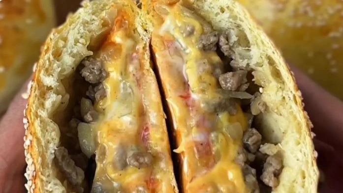 Cheese burger bun