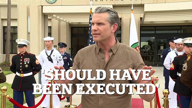 Hegseth: Guantanamo Bay prisoners 'should have been executed'