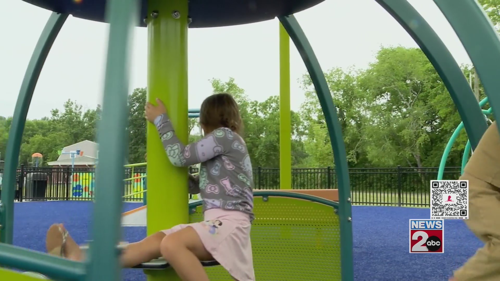 Visiting Rachel's Garden playground in Goodlettsville