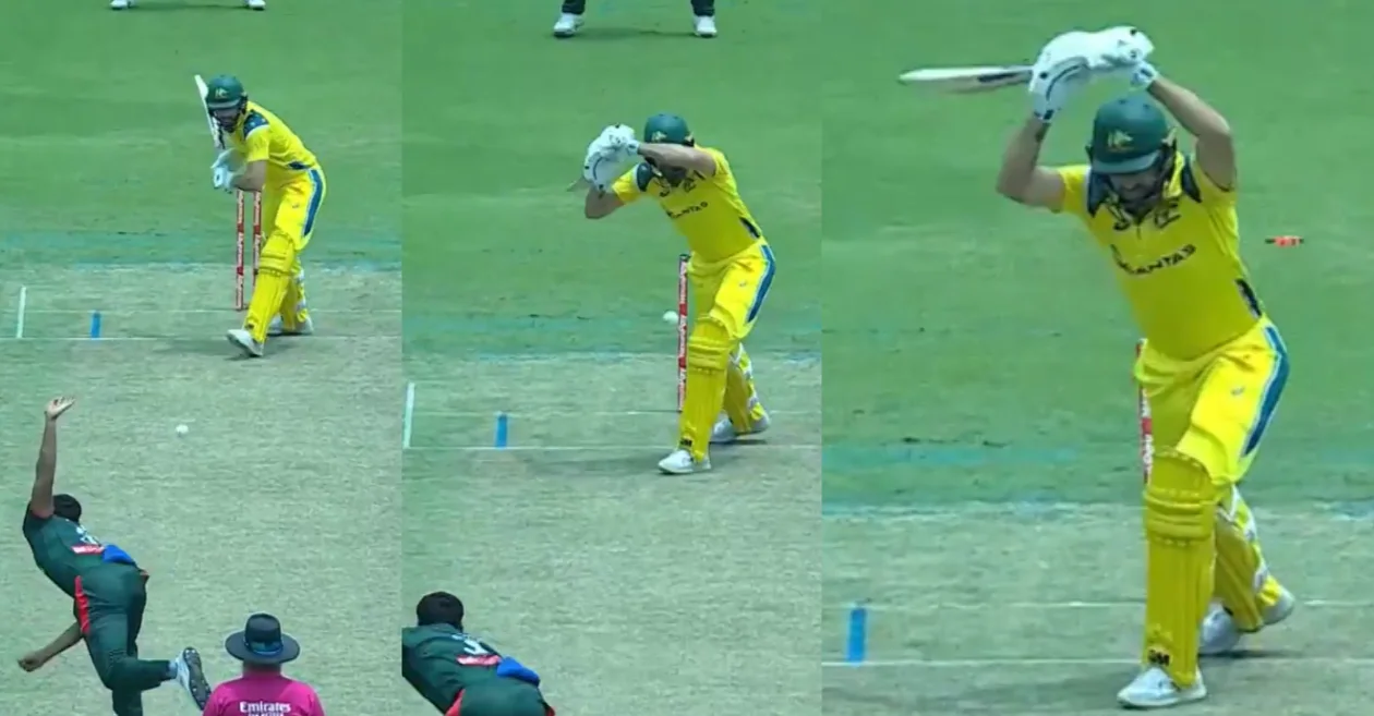 BAN vs AUS [WATCH]: Taskin Ahmed castles Matthew Short with a beauty in ...