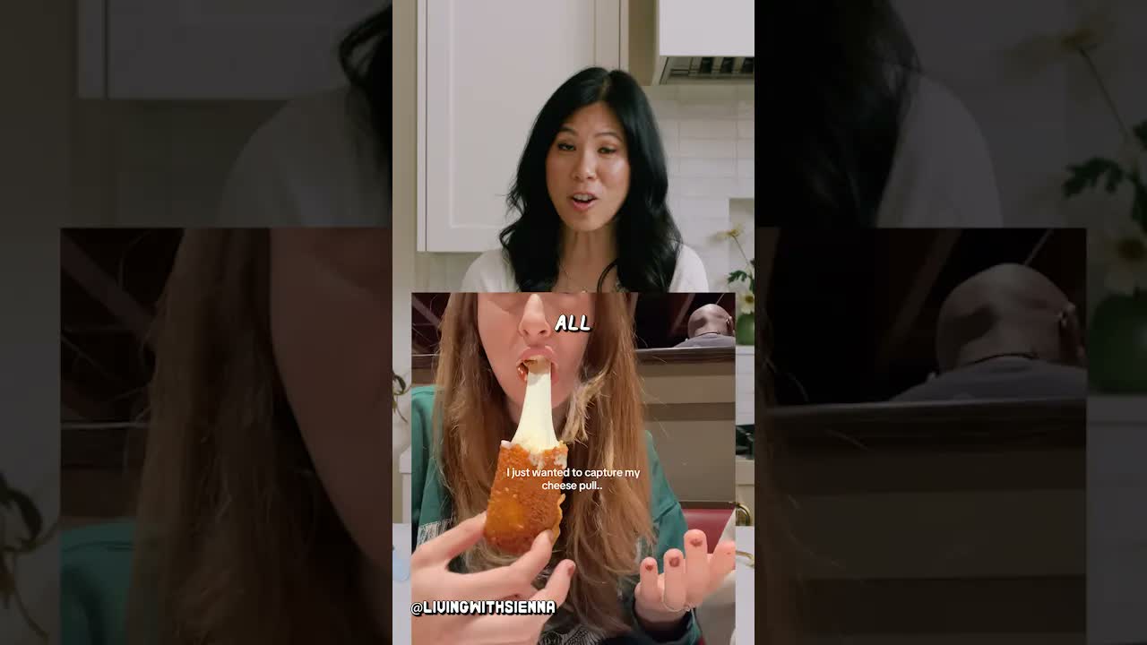 She made the most-viewed cheese stick pull on TikTok — here's what happened