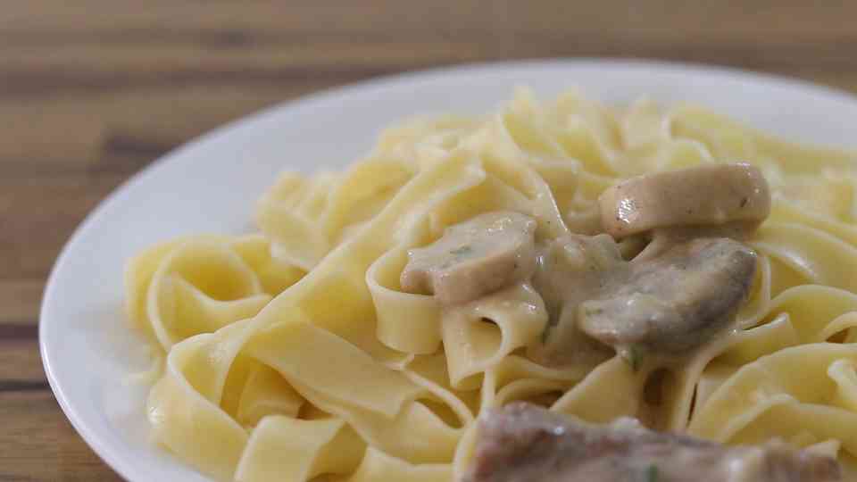 Beef, mushrooms, noodles - the dinner trio that never misses