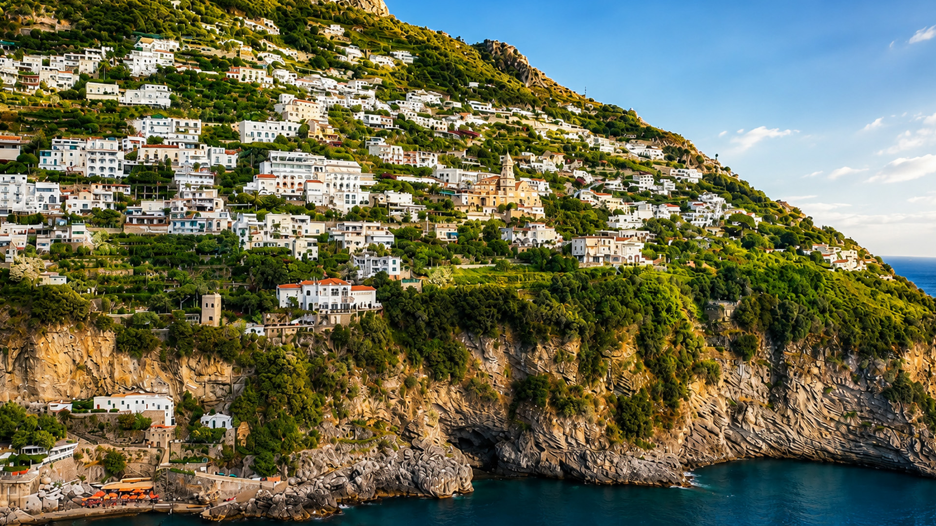 Come è nato un paese su questa scogliera?