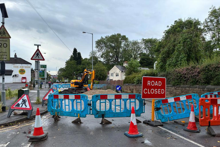 Severn Trent issues key updates on shut roads in Wolstanton and Burslem