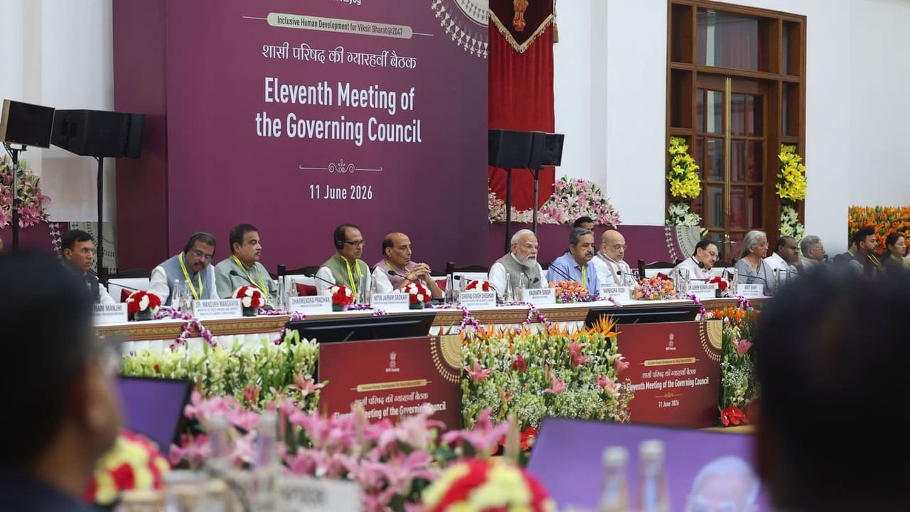 PM Modi chairs 11th NITI Aayog meet, stresses cooperative federalism