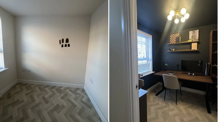 How I transformed my boring new-build flat on a budget of £700