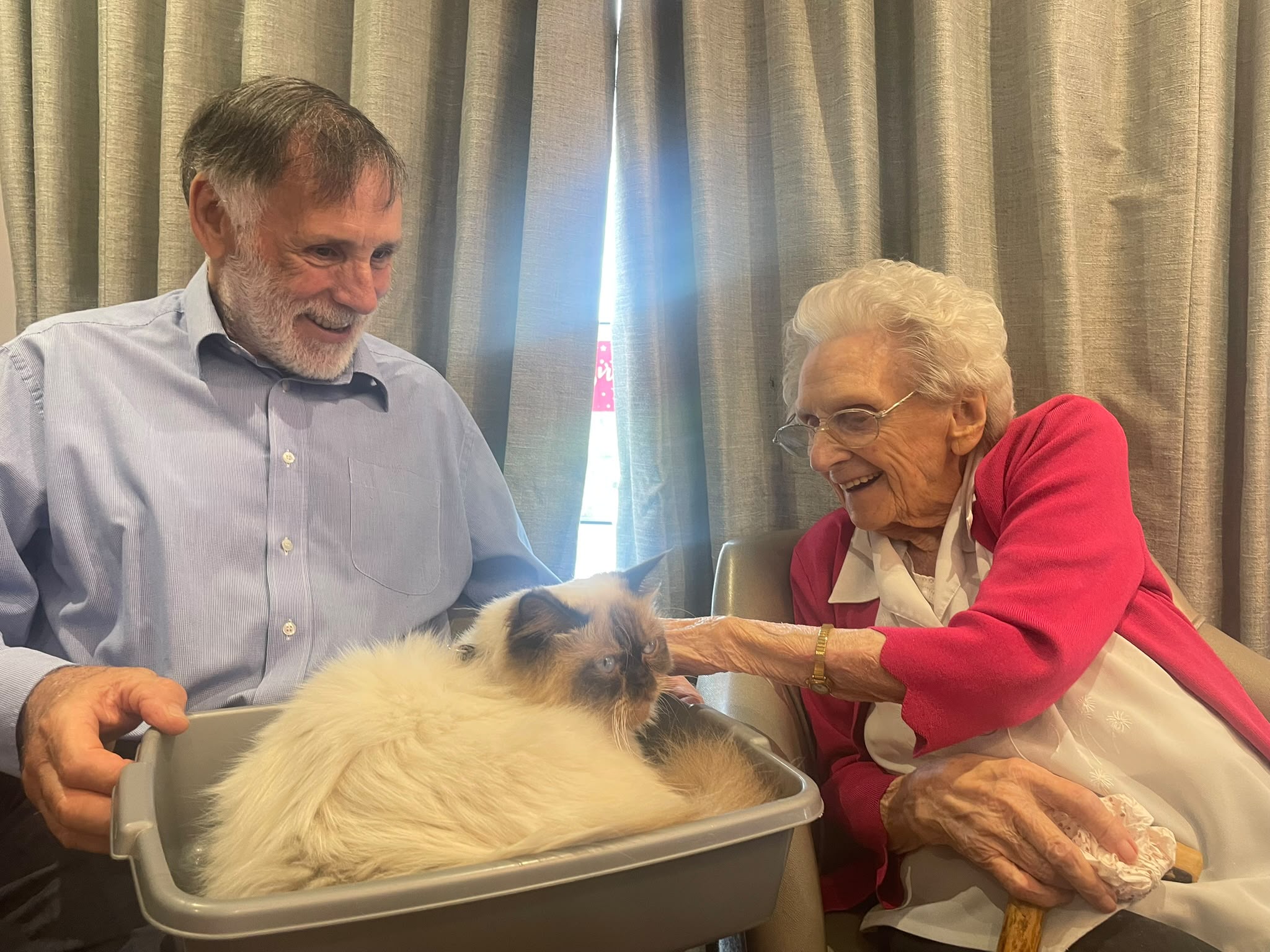 Local care home resident celebrates remarkable 106th birthday with ...