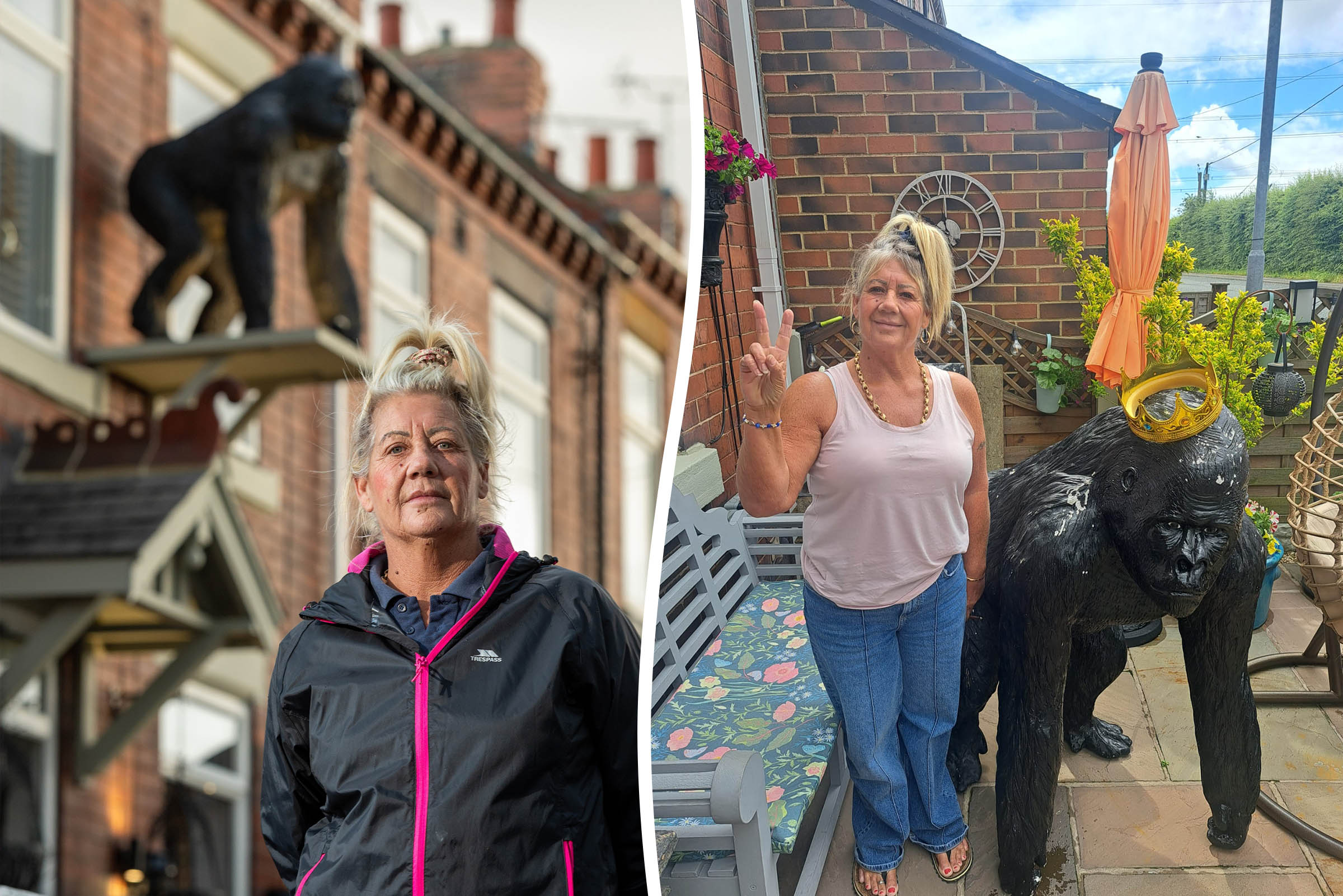 Mum loses planning battle to keep giant gorilla on house