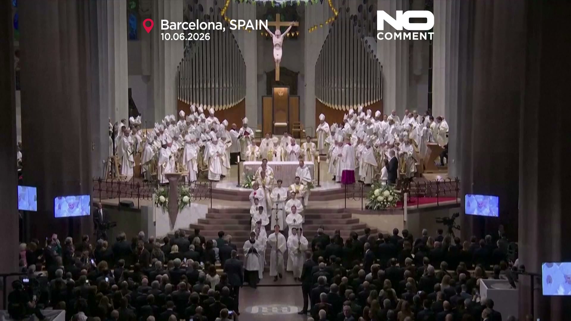 Spanien: Papst Leo XIV weiht neuen Sagrada-Familia-Turm, höchste Kirche ...