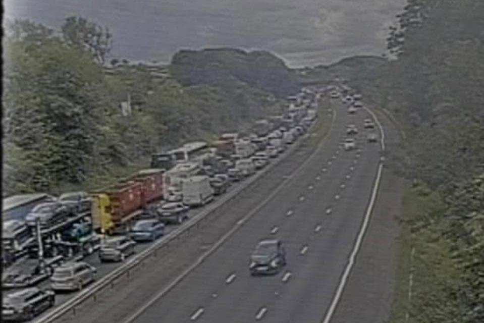 HGV driver taken to hospital after lorry jackknifed on M6 near Carnforth