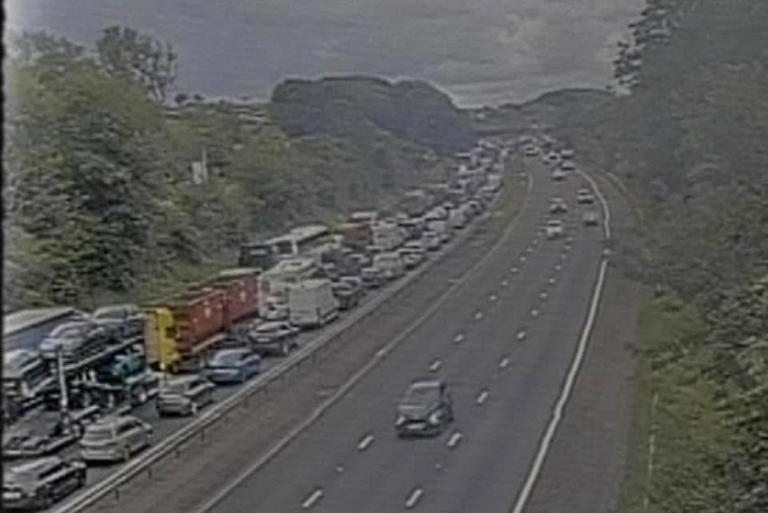 HGV driver taken to hospital after lorry jackknifed on M6 near Carnforth