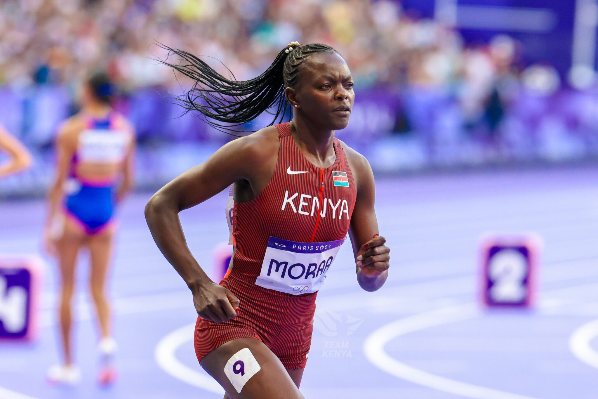 A medalhada de bronze olímpica nos 800 m, Mary Moraa, revela que quase ...