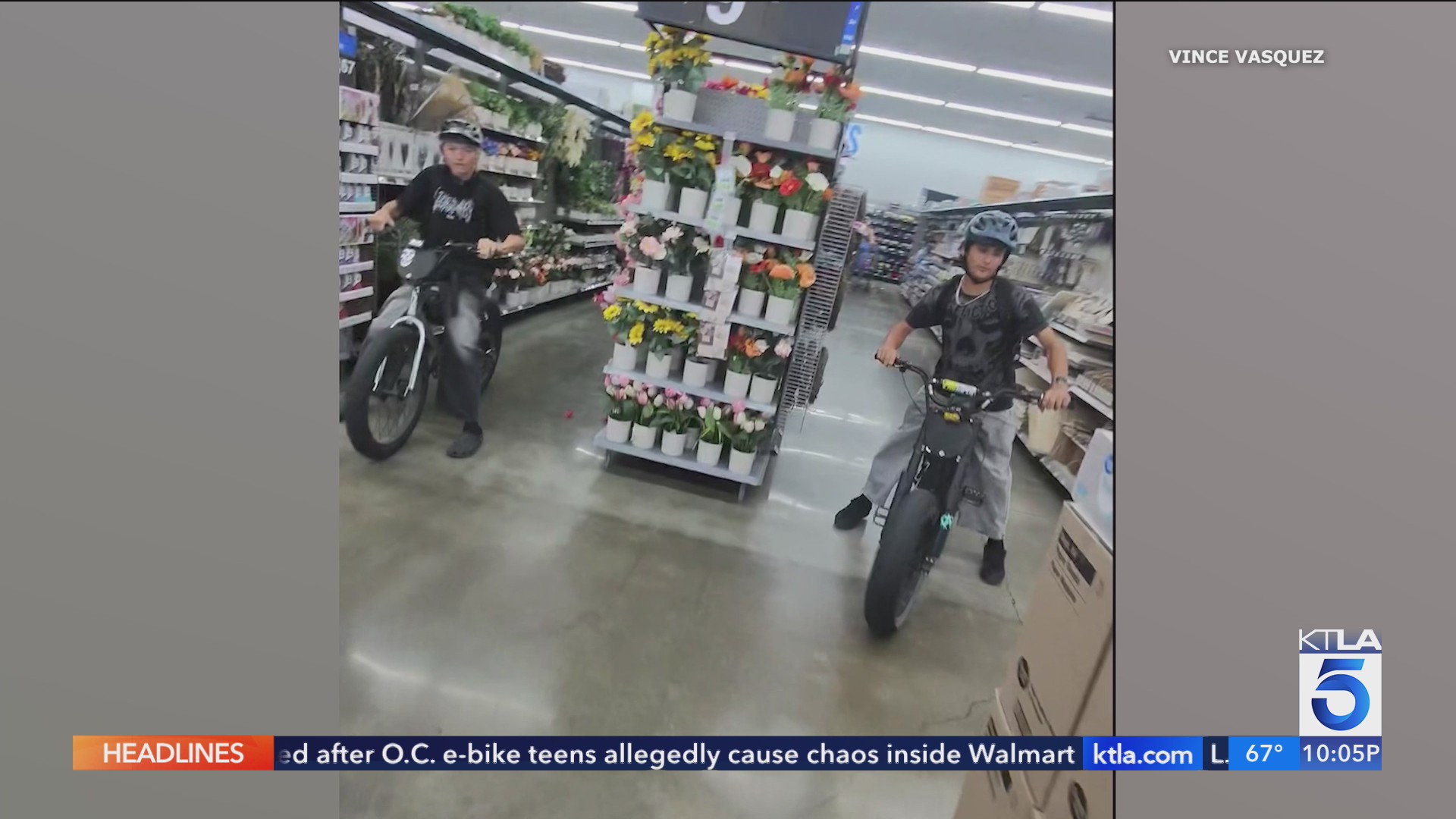 Teens on e-bikes terrorize Walmart customers