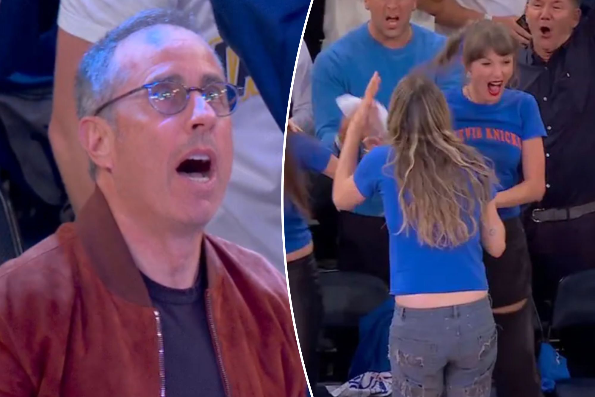 Celebrity row lost its collective mind over the Knicks’ historic Game 4 ...