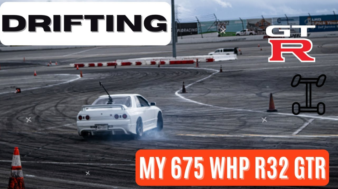 Skyline R32 GTR drift action