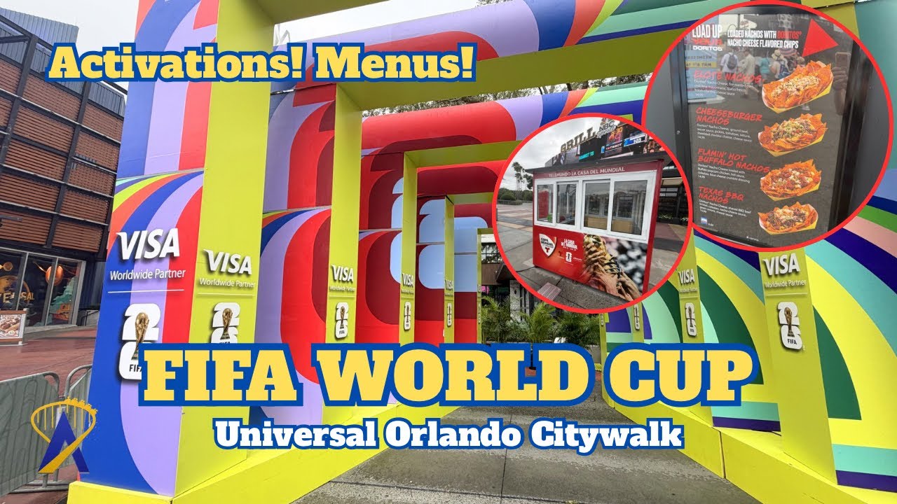 FIFA World Cup activations in Universal Orlando Citywalk! Doritos, Coca ...