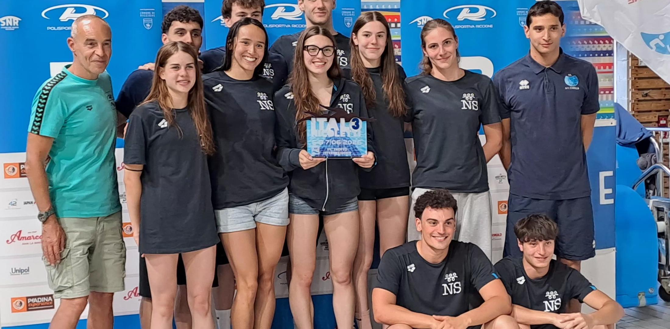 Ns Emilia, pioggia di podi. A Riccione è terza assoluta