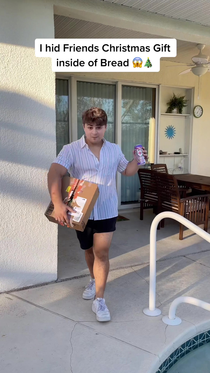 Worst Christmas prank or best idea? Gift inside bread surprise