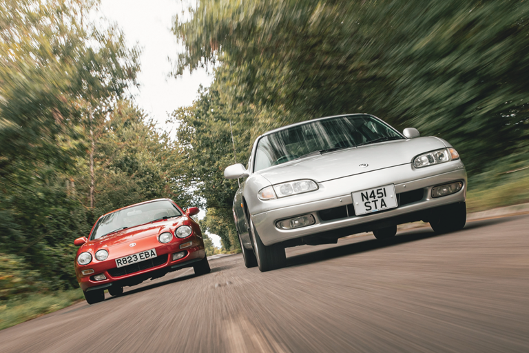 Toyota Celica GT vs Mazda MX-6 vs Rover 220 turbo: ’90s hits