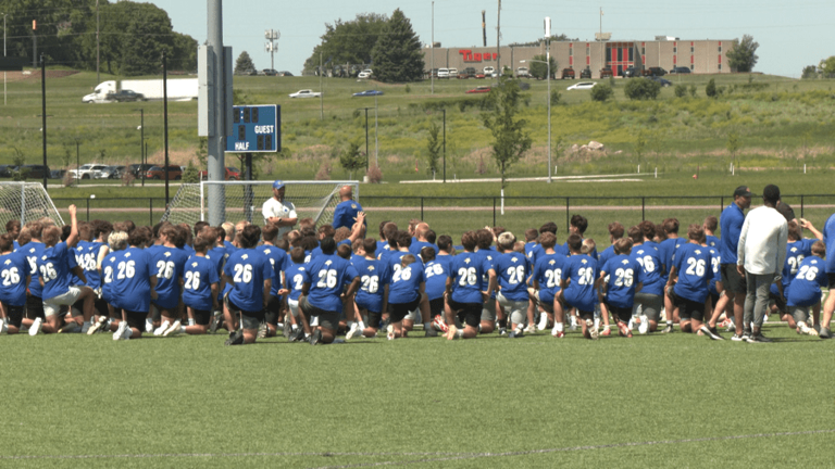 SDSU football holds traveling development camp