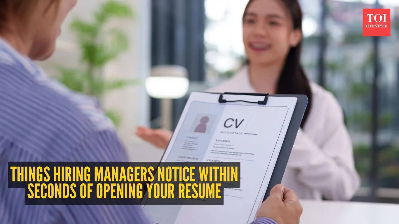 8 things hiring managers notice within seconds of opening your resume