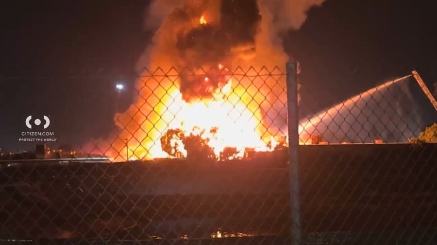 Pallet yard fire threatens structures, draws multi-agency response in ...