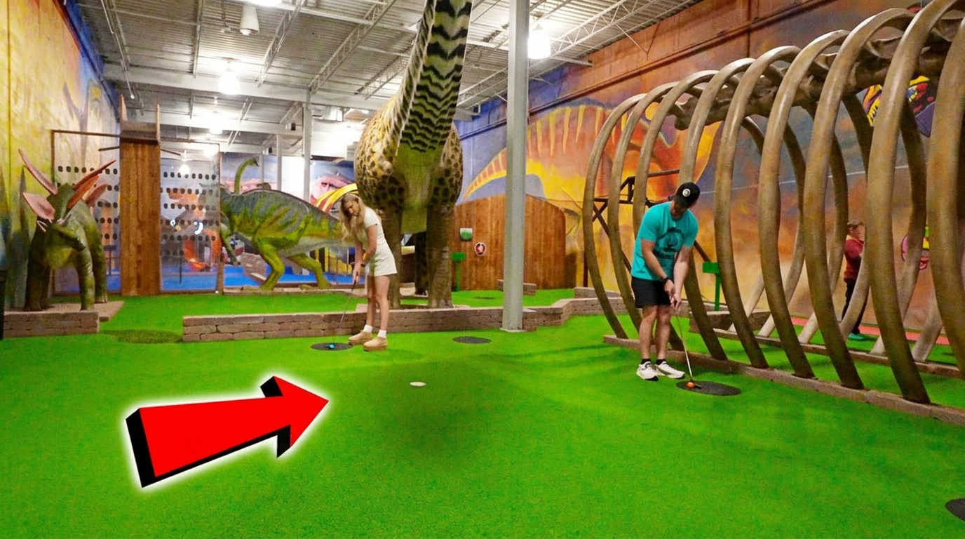 We've never seen a mini golf hole do this!