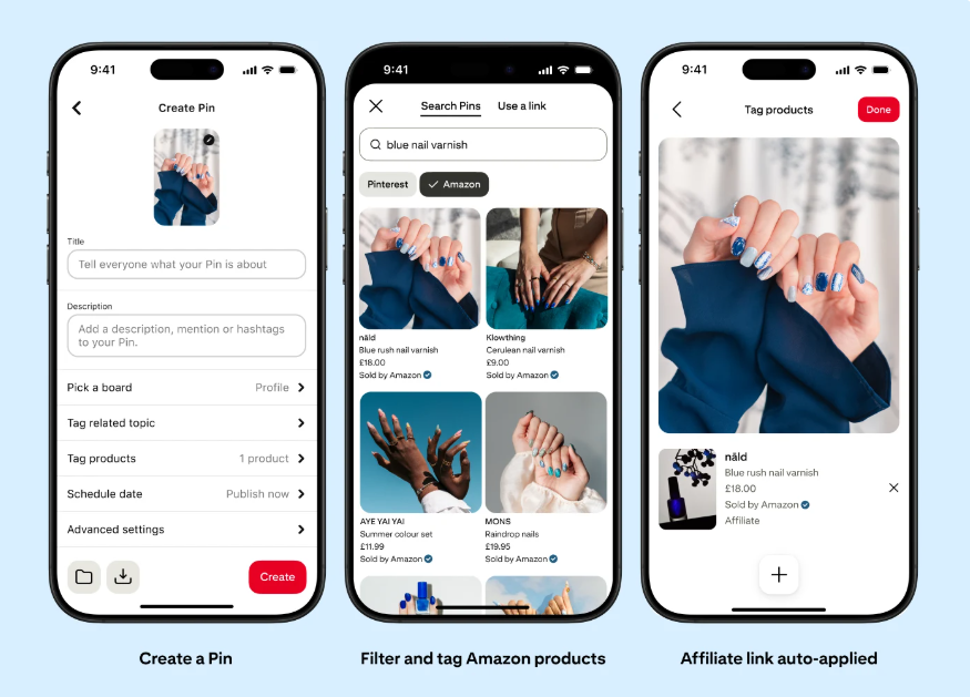 Pinterest users will now be able to purchase directly from Amazon ...