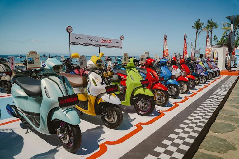Yamaha Classy Modifest Bali, tempat Fazzio skena dan Grand Filano ...