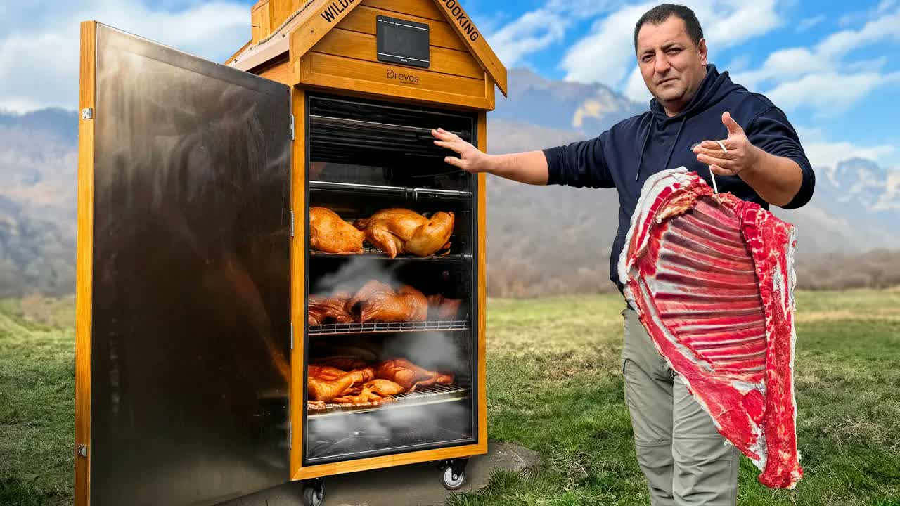 Loading 5 types of meat into a smoker was a delicious mistake