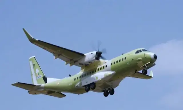 First made-in-India C-295 carries out maiden test flight