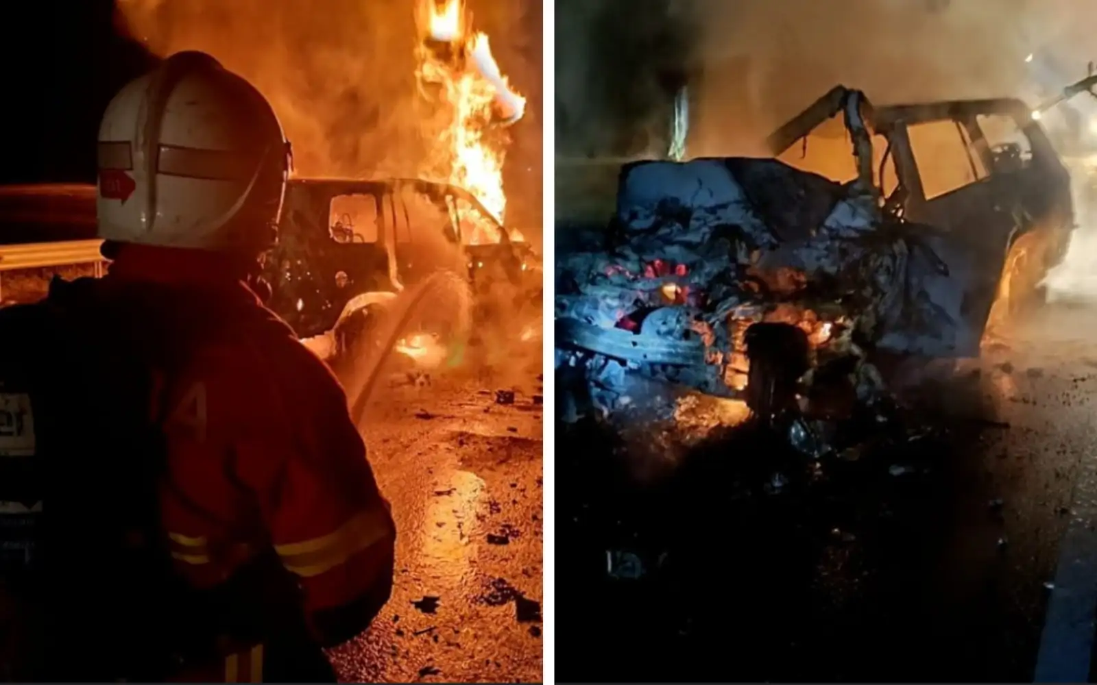 Driver killed after car catches fire in crash with trailer lorry in Perak