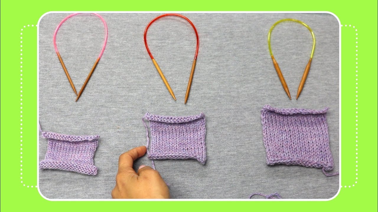 Knitting for beginners - Video 2: Understanding gauge swatches