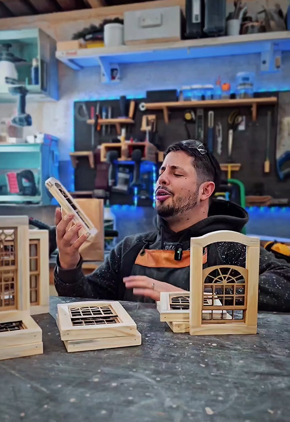 Janelinhas decorativas artesanais inspiradas em miniaturas e design sob ...