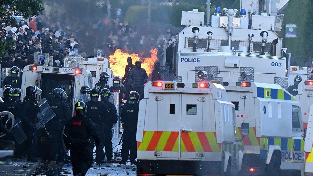 Twelve police officers injured and 16 arrests made on second night of ...