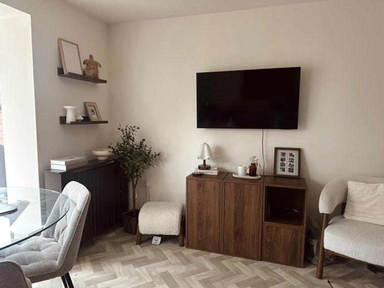 How I transformed my boring new-build flat on a budget of £700