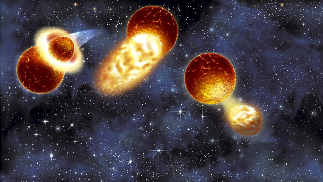 How a giant impact created the moon