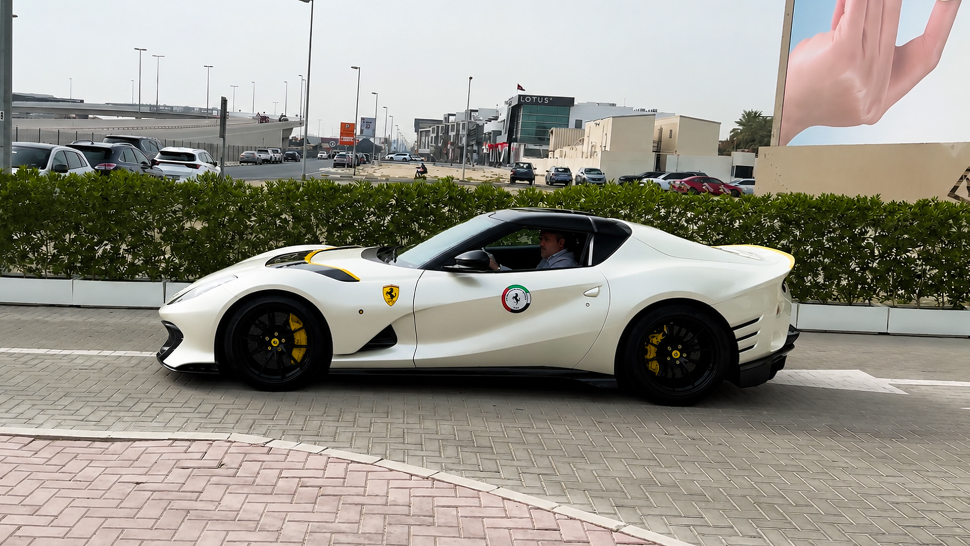 Rare Ferrari Daytona SP3 belonging to a billionaire in Dubai