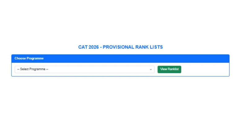CUSAT CAT 2026 rank list out: Here's the direct link to check course ...