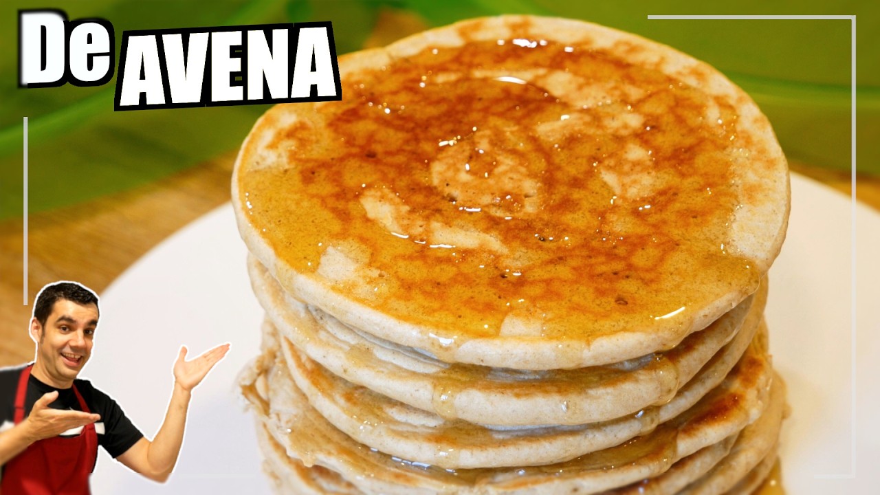 Tortitas de avena esponjosas en minutos